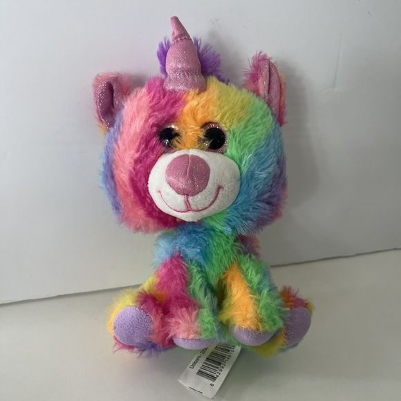 Hug Fun | Toys | Hugfun Unicorn Multicolor Plush Pink Sparkly Eyes 9 ...
